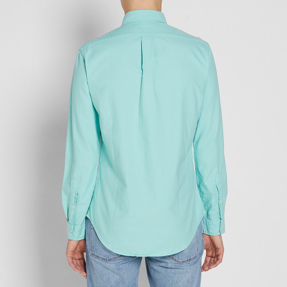 Polo Ralph Lauren Slim Fit Garment Dyed Oxford Shirt Green End Au