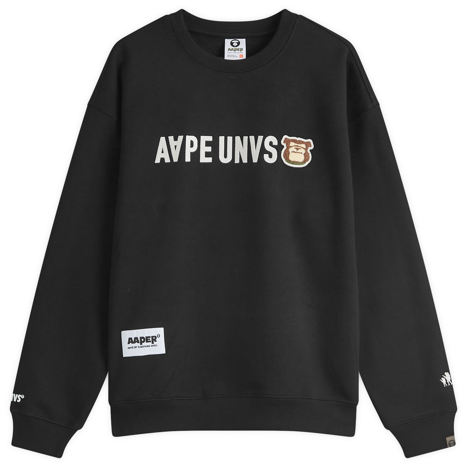 AAPE UNVS Dog Sweatshirt Black | END. (GB)
