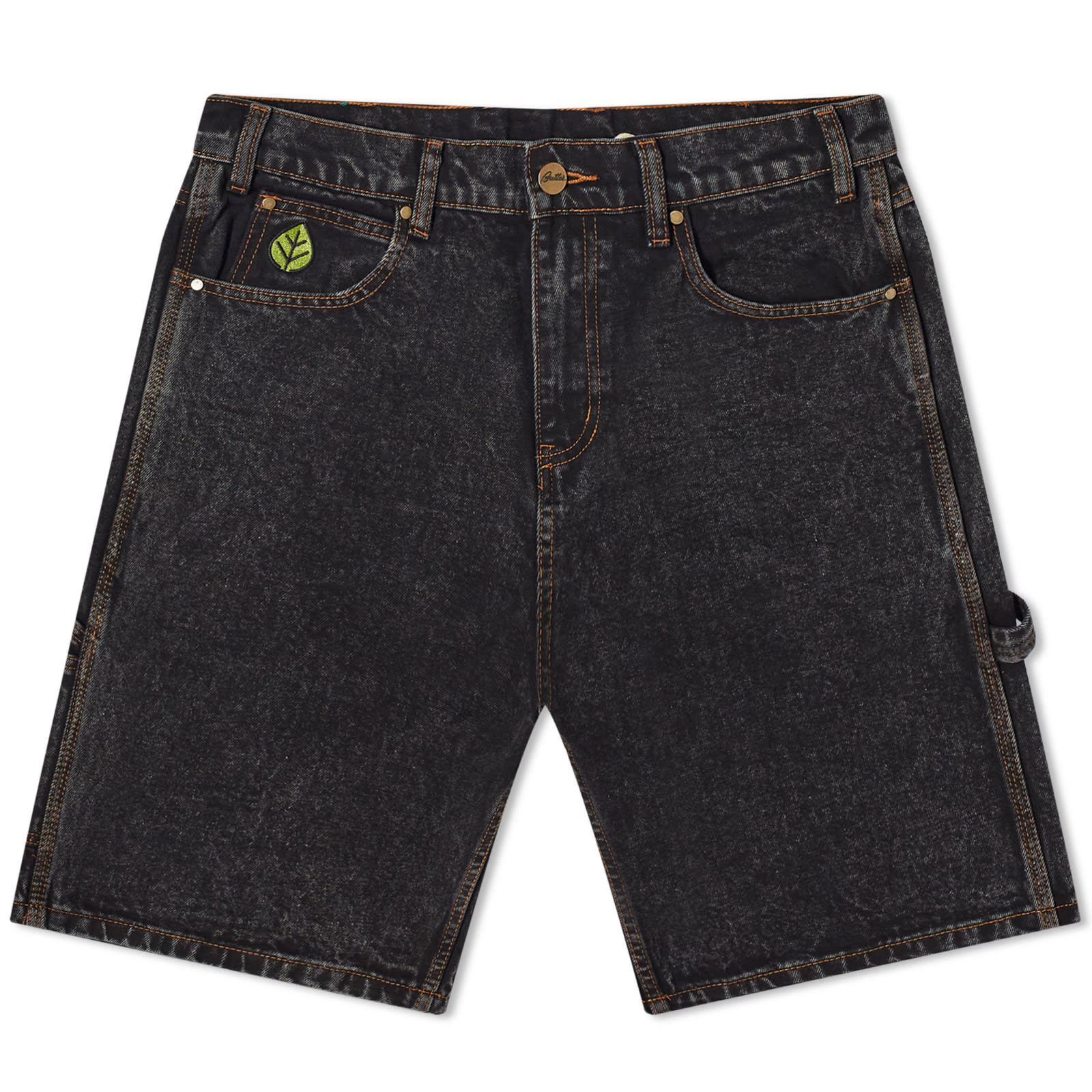 Butter Goods Weathergear Heavyweight Denim Shorts Gun Metal | END. (GB)