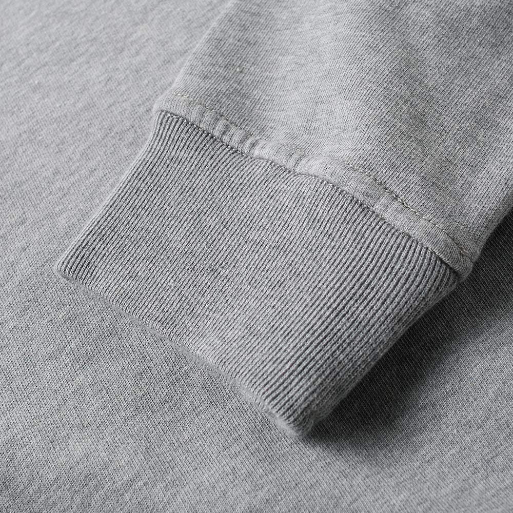Stone Island Garment Dyed Crew Sweat Grey Melange | END.