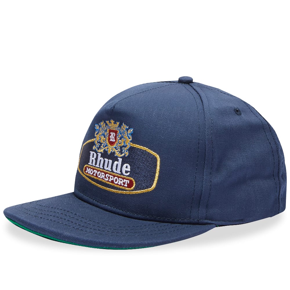 Rhude Racing Crest Cap Navy | END. (US)