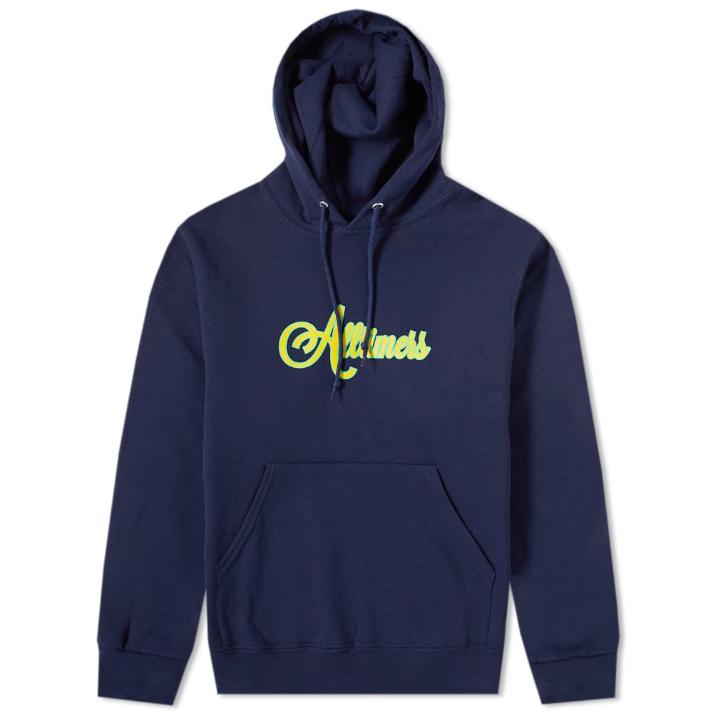Alltimers Cursive Hoody Navy | END. (GB)