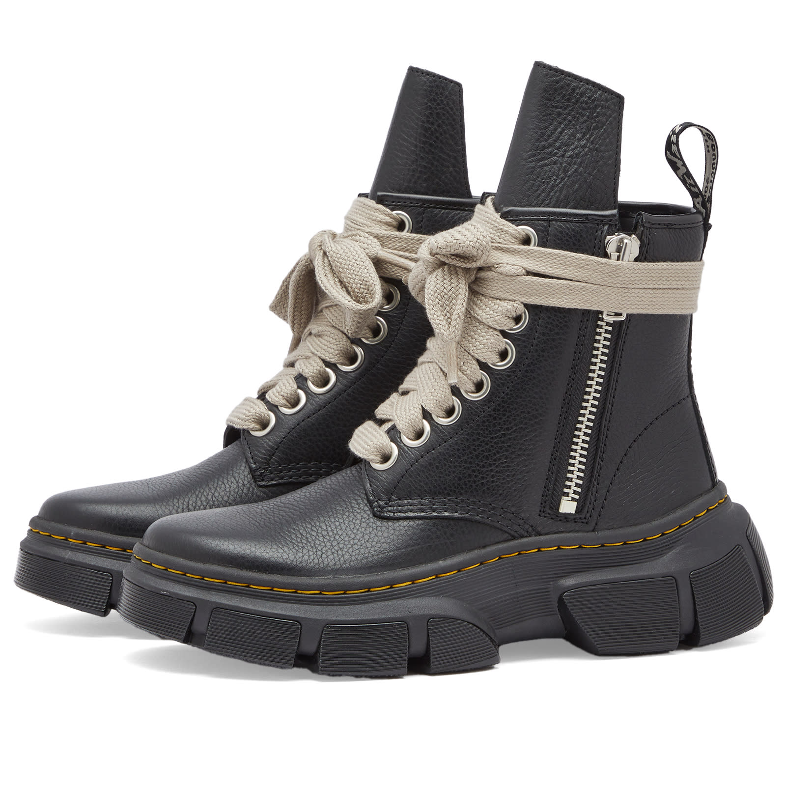 Rick Owens x Dr. Martens 1460 DMXL Jumbo Lace Boot Black | END.
