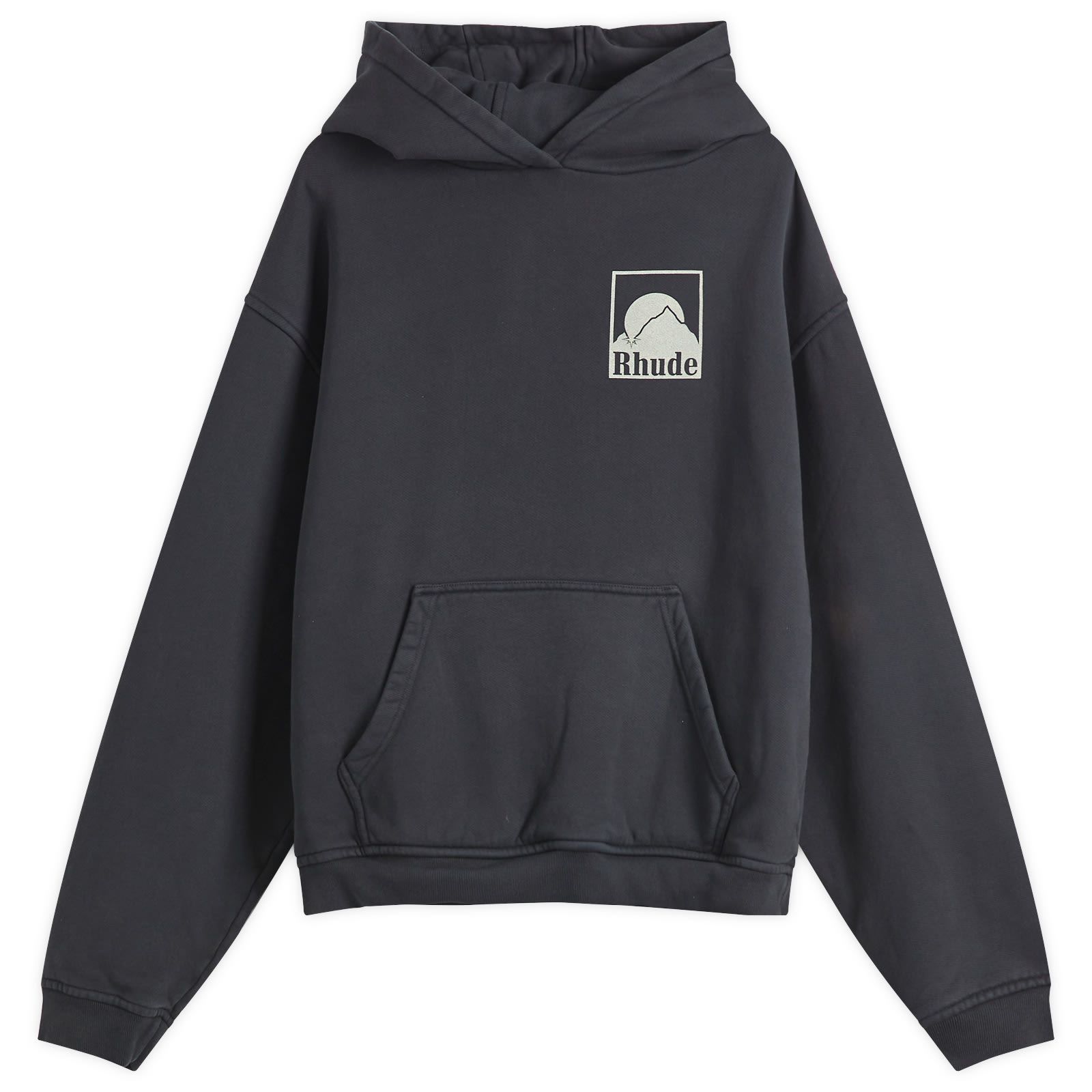 Rhude Moonlight Badge Hoodie Vintage Black | END. (GB)
