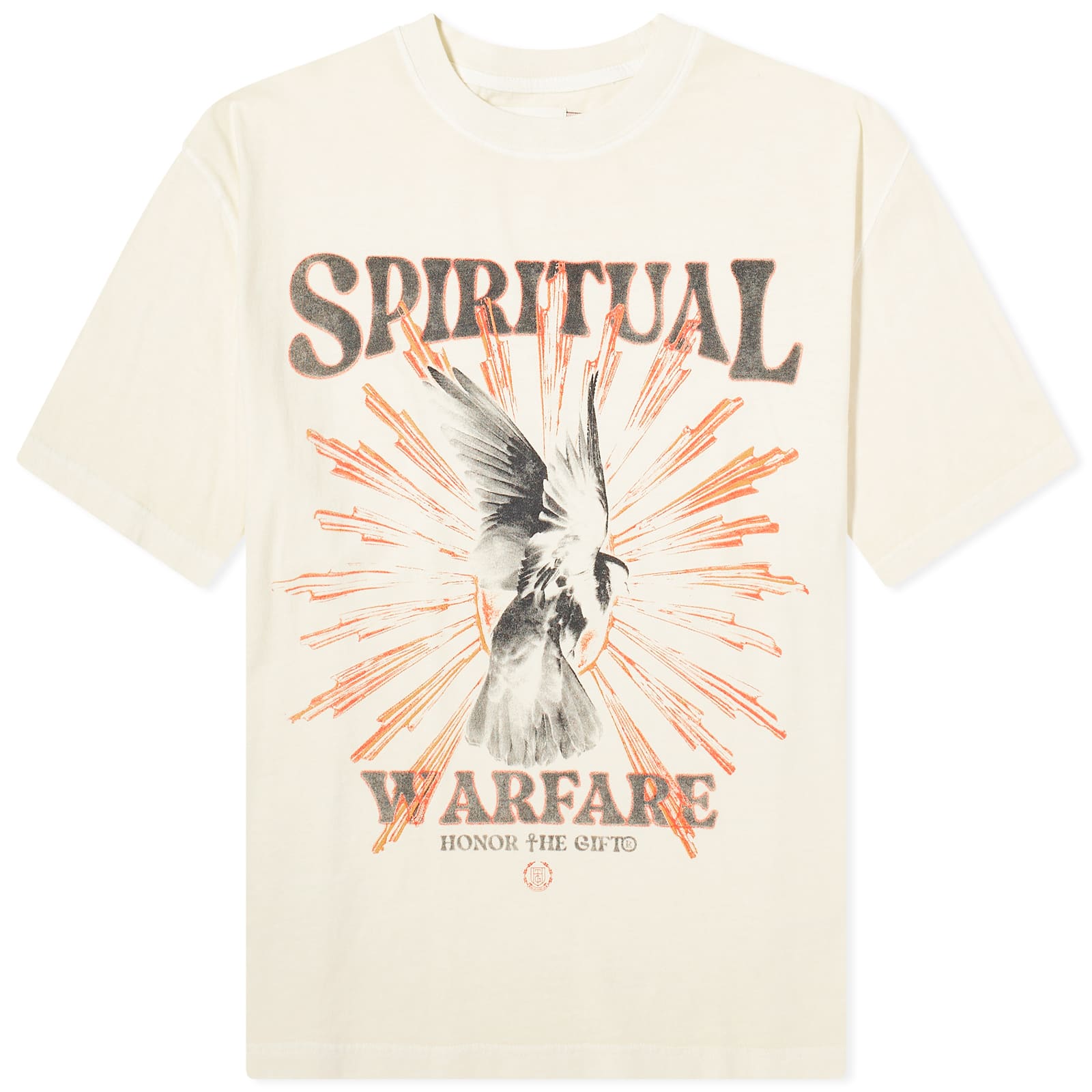 Honor the Gift Spiritual Conflict T-Shirt Bone | END.