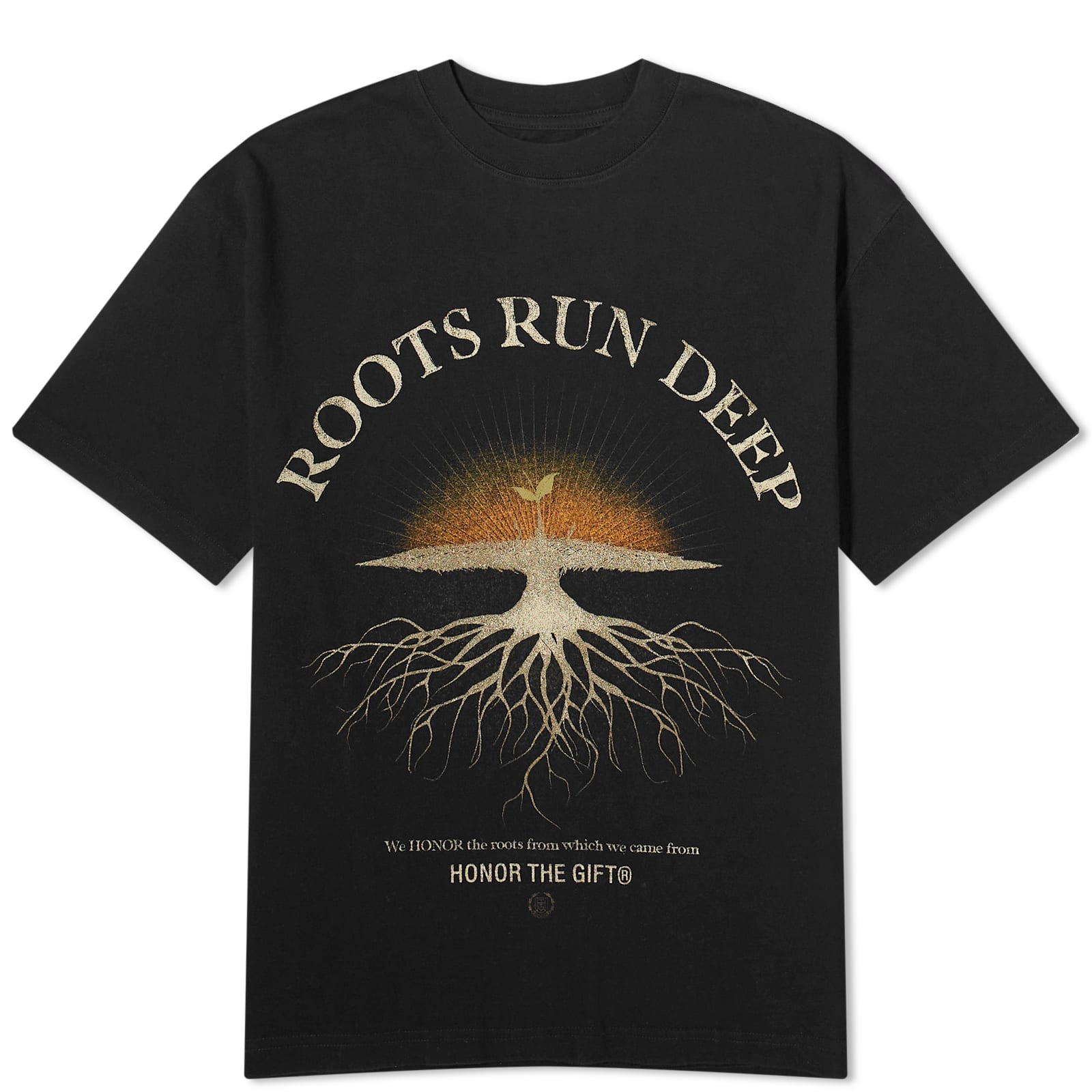 Honor the Gift Roots Run Deep T-Shirt Black | END. (GB)