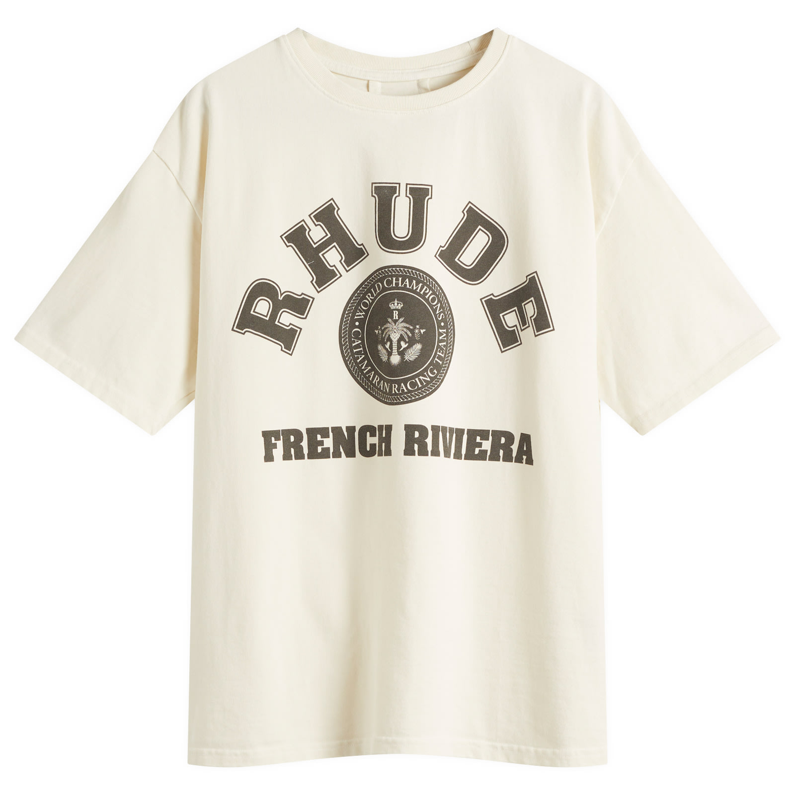 Rhude French Riviera T-Shirt Vintage White | END. (US)