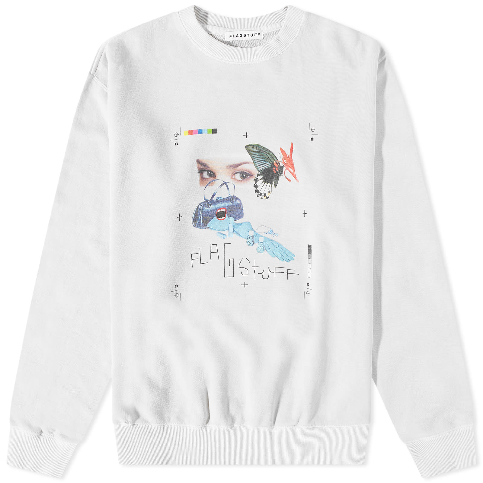 Flagstuff Unfinished Crew Sweat Grey | END. (CN)