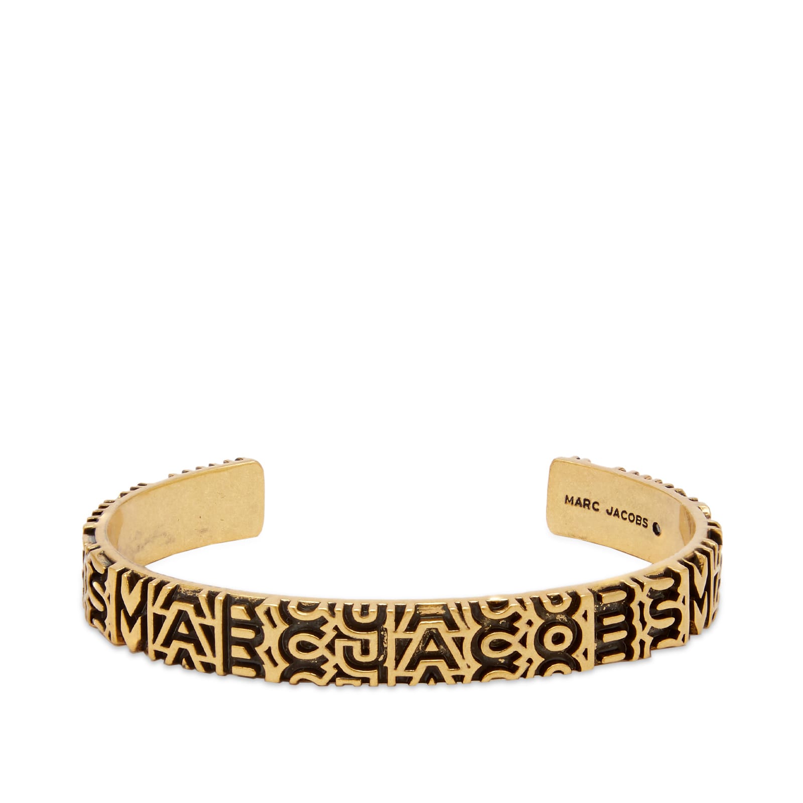 Marc Jacobs Monogram Engraved Bracelet Aged Gold | END. (US)