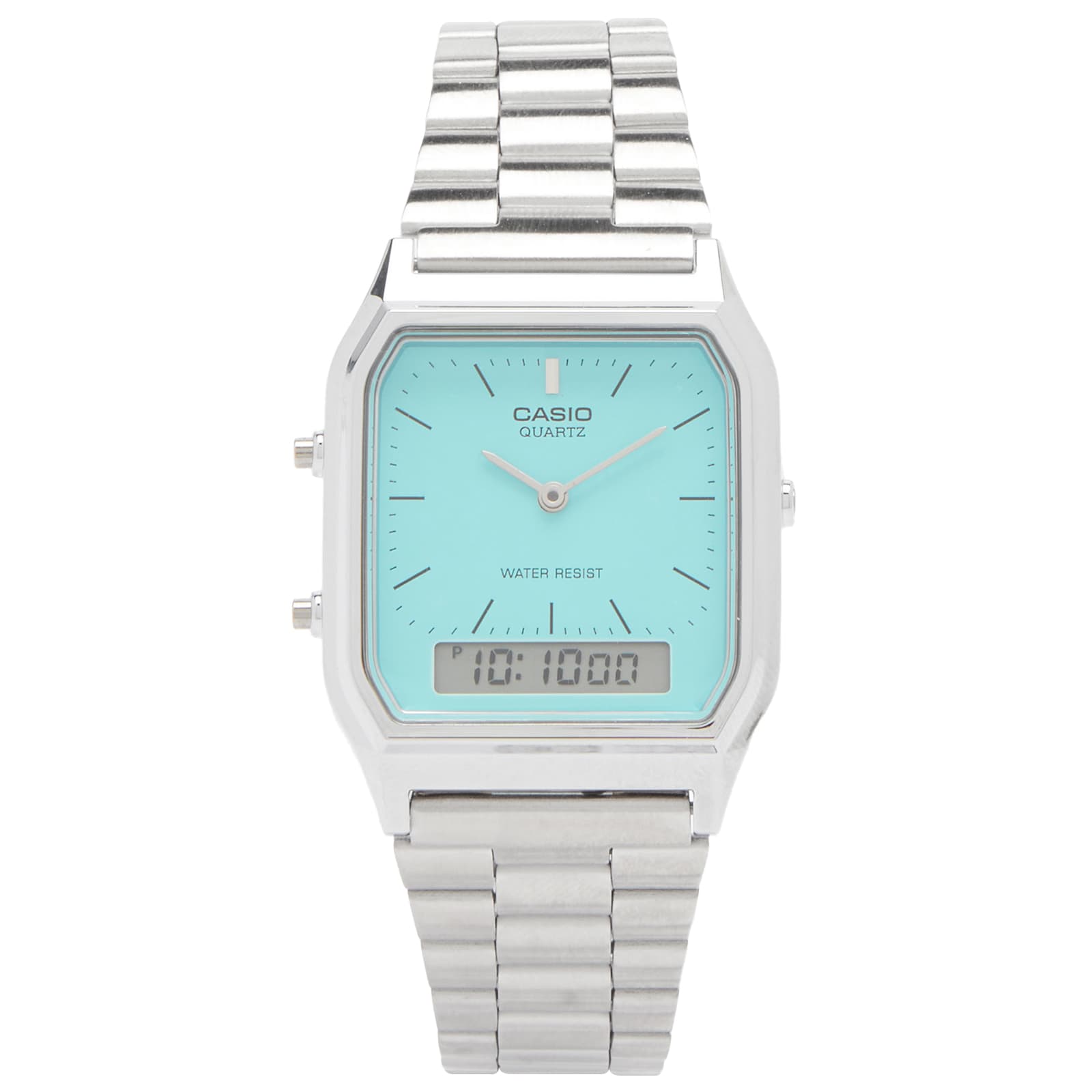 Casio Vintage AQ-230A Watch Silver & Blue | END. (US)