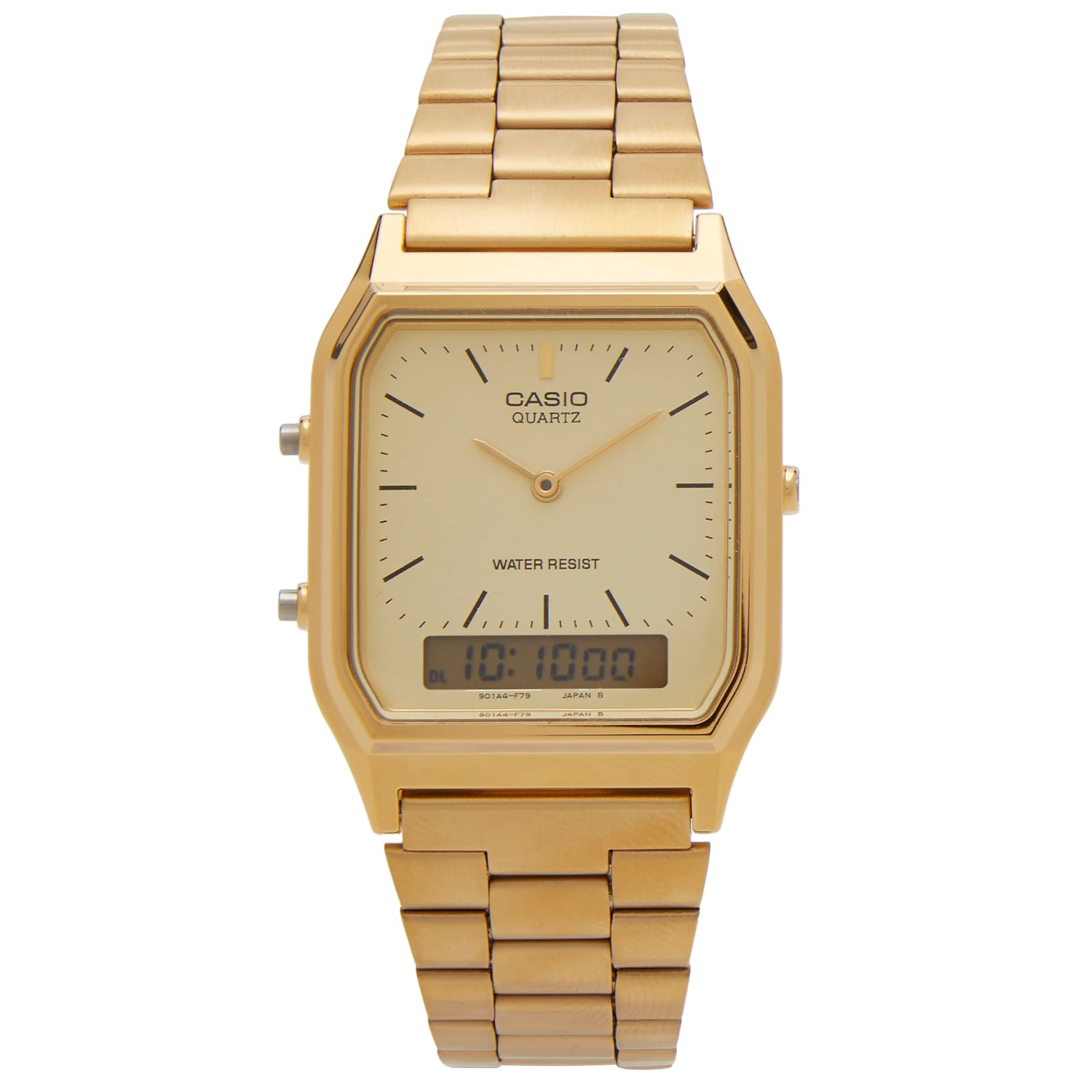 Casio Vintage AQ-230GA Watch Gold - Curated Menswear