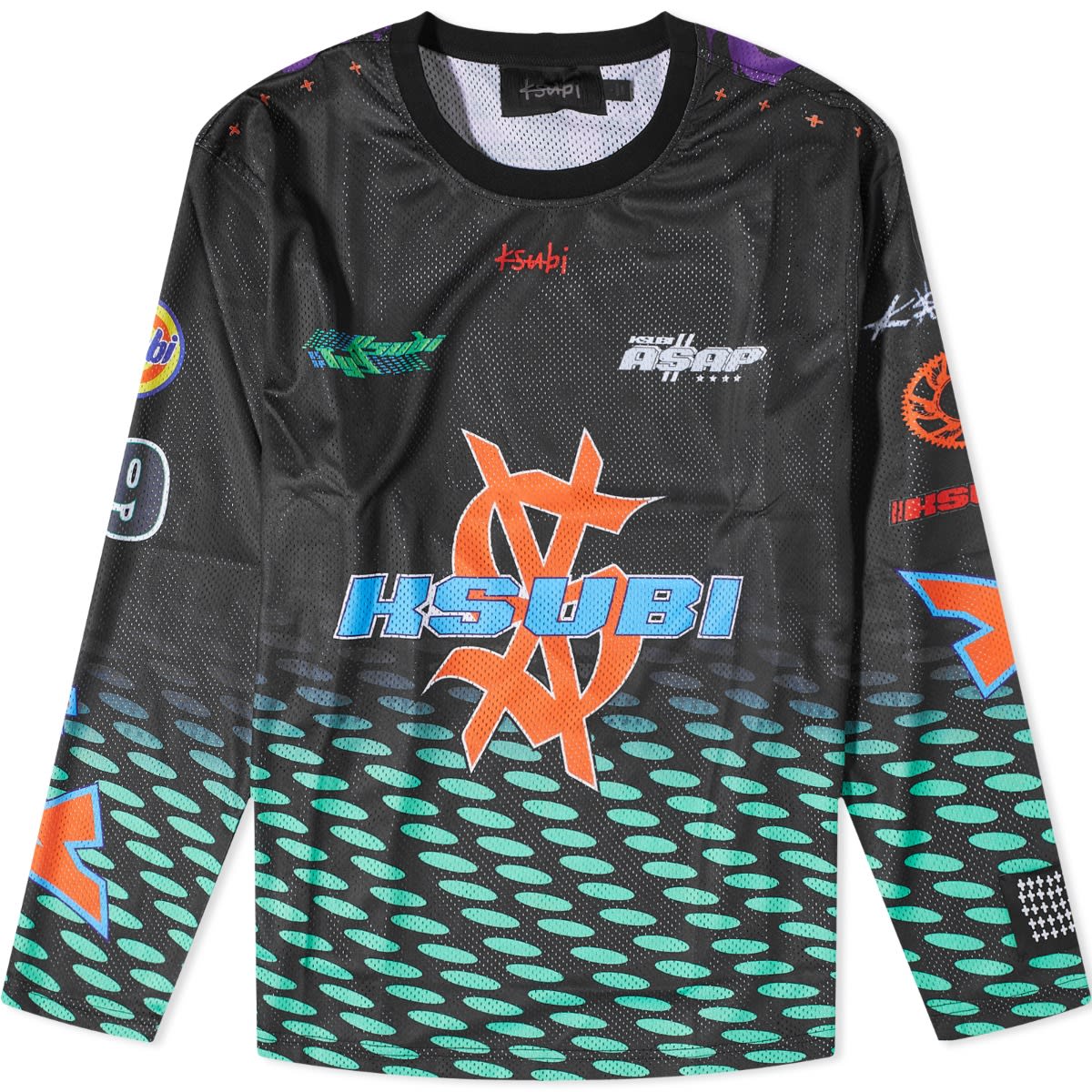 Ksubi x ASAP TyY Moto Jersey Black | END. (US)