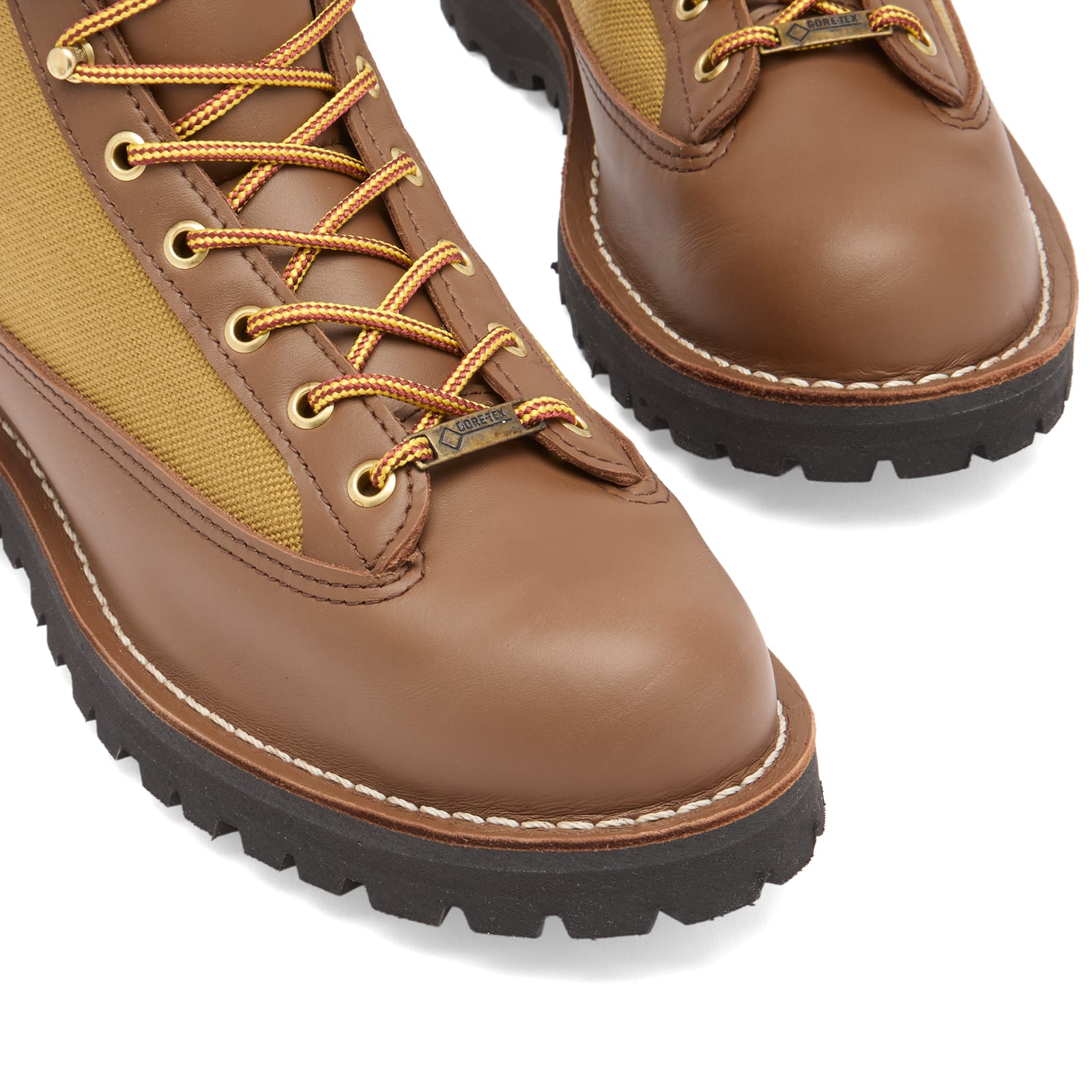 Danner Men's Light Gore-Tex Hiking Boots Khaki - Curated Menswear