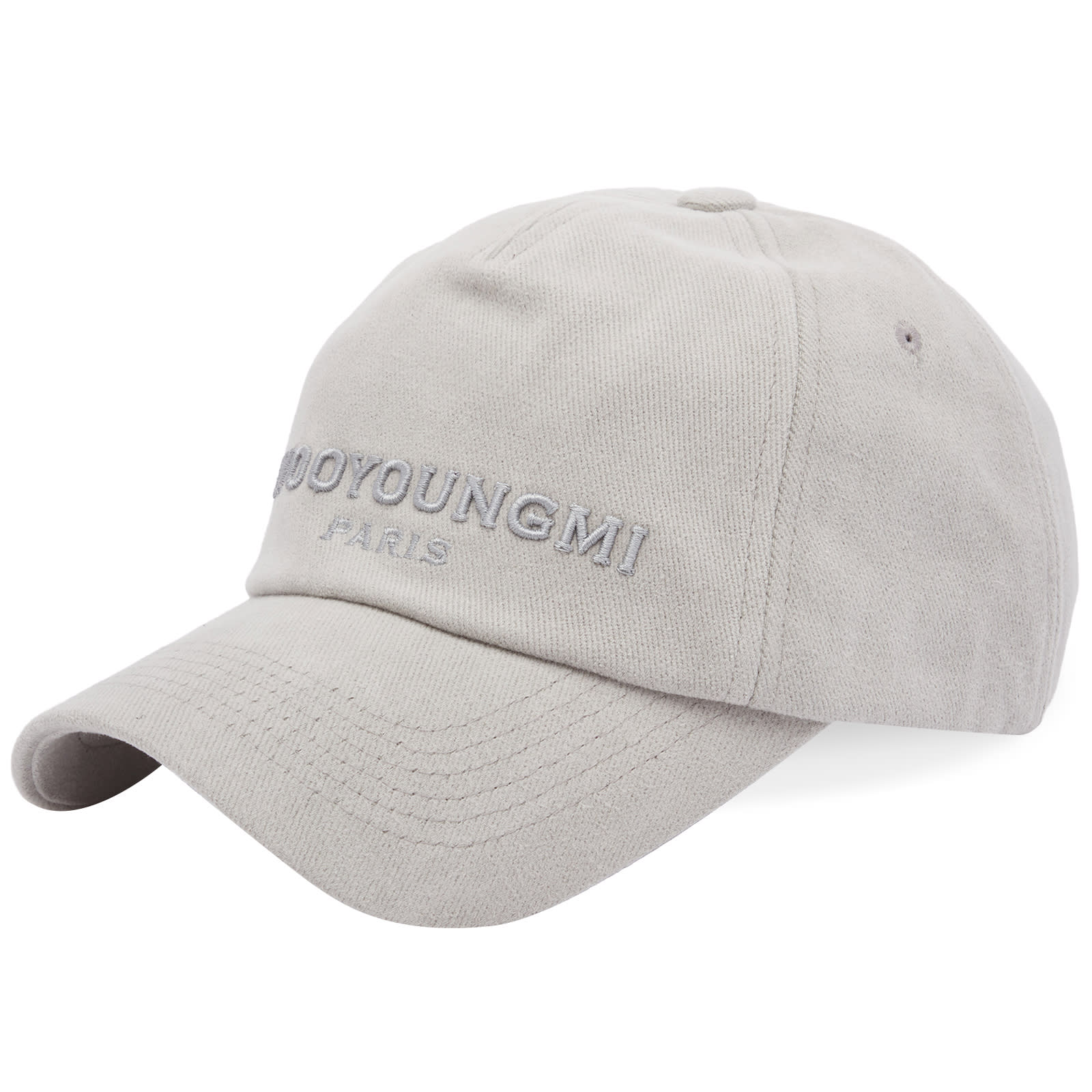 Wooyoungmi Logo Embroidered Cap Grey | END. (US)