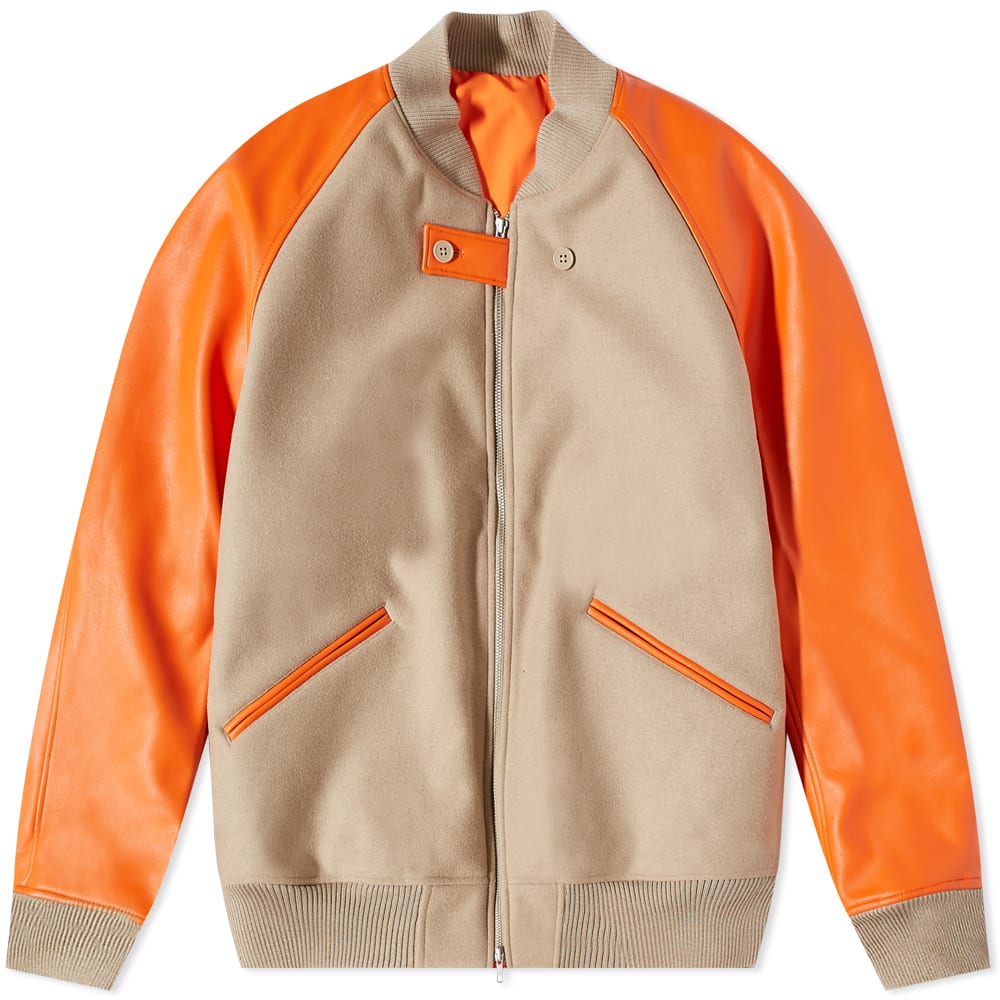 Y-3 Classic Varsity Jacket Tech Earth & Orange | END. (GB)