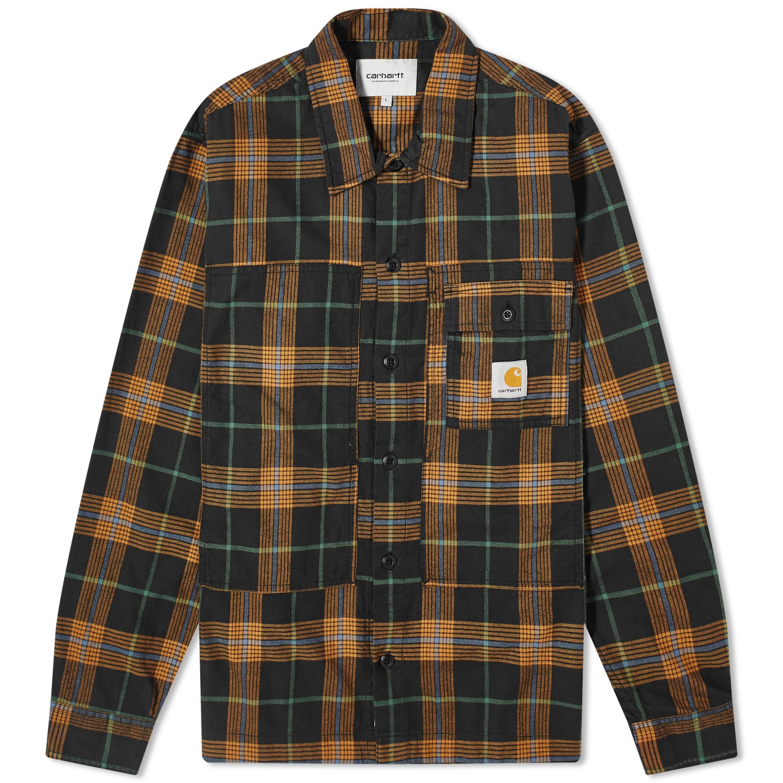 Carhartt WIP Hadley Check Overshirt Black Check | END. (US)