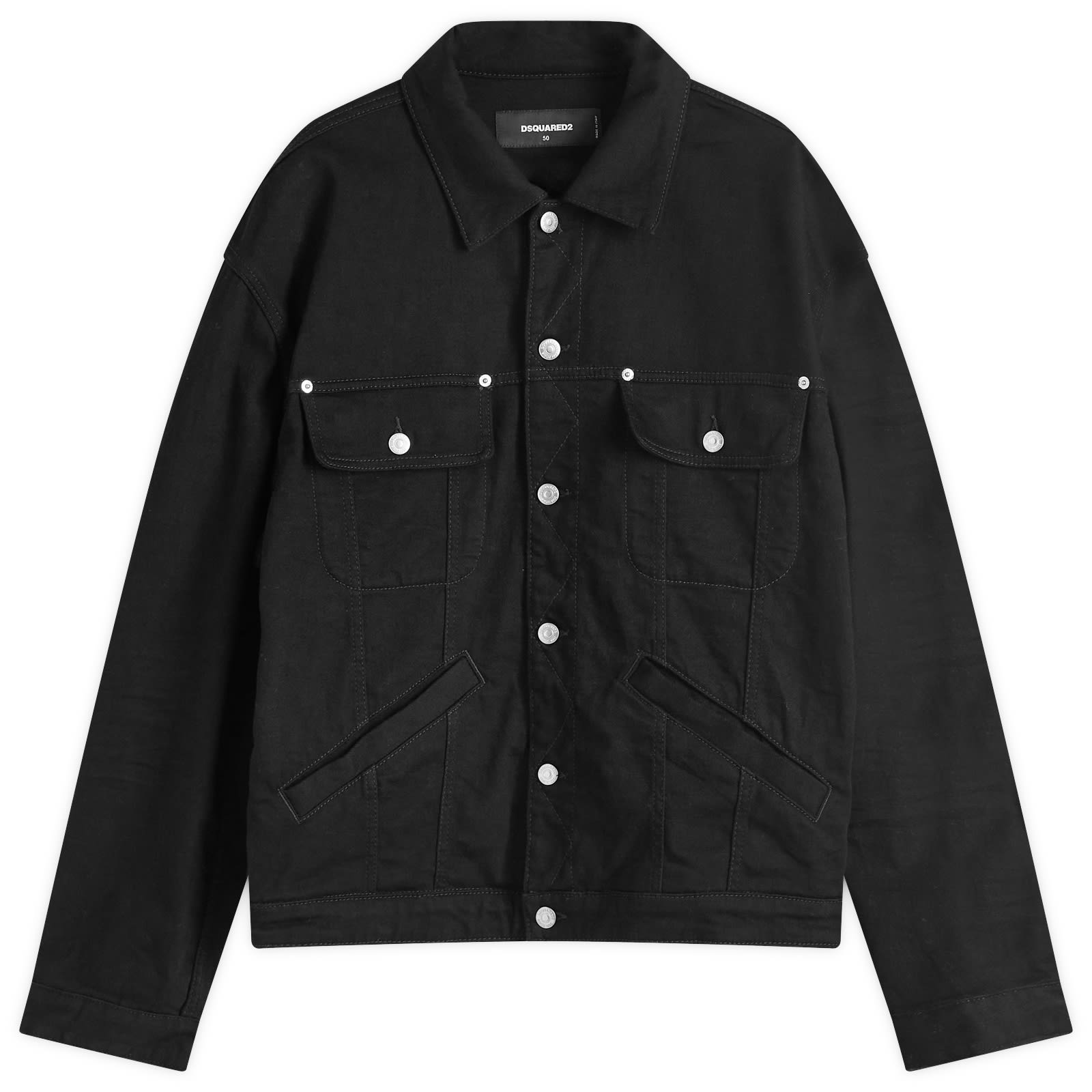 DSquared2 Icon Black Over Jean Jacket Black | END. (GB)