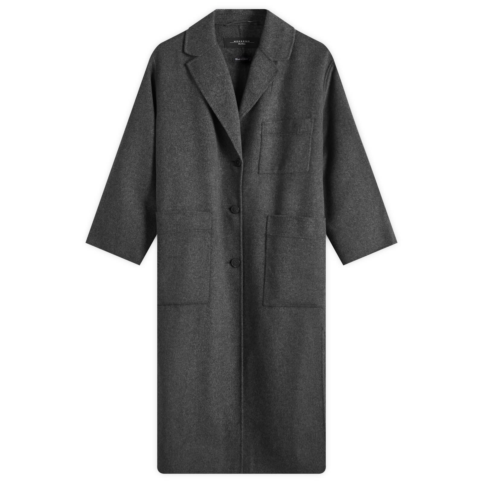 Weekend by Max Mara Galosce Long Coat Dark Grey | END. (US)