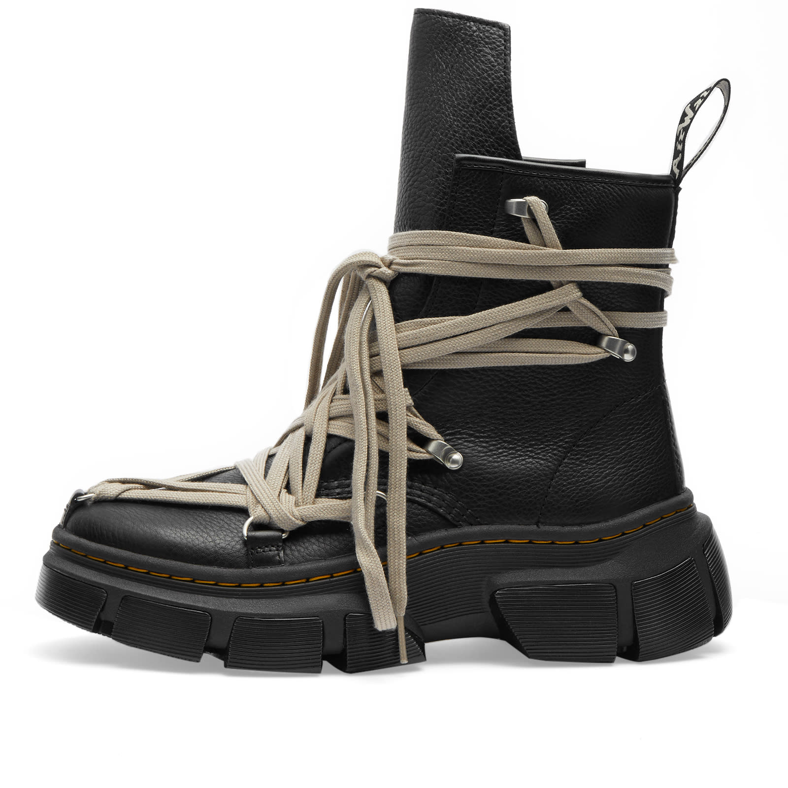 Rick Owens x Dr. Martens 1460 DMXL Mega Lace Boot Black | END. (US)