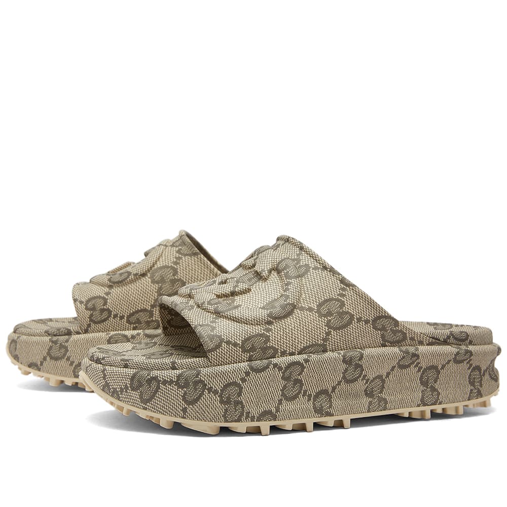 Gucci Miami GG Slide Beige | END.