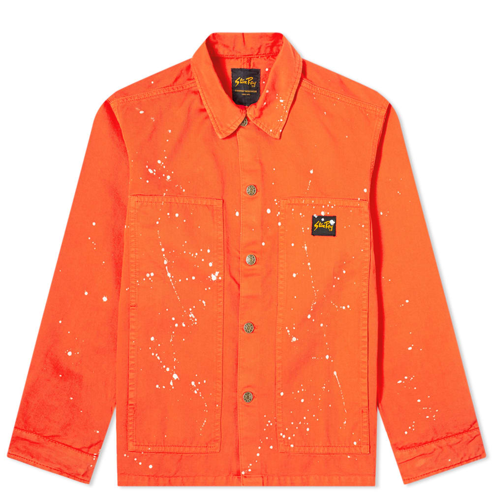 Stan Ray Box Jacket Coral & Bleach Spots | END. (US)