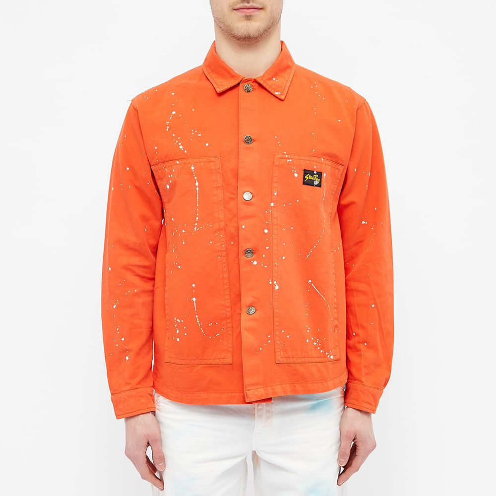 Stan Ray Box Jacket Coral & Bleach Spots | END. (US)
