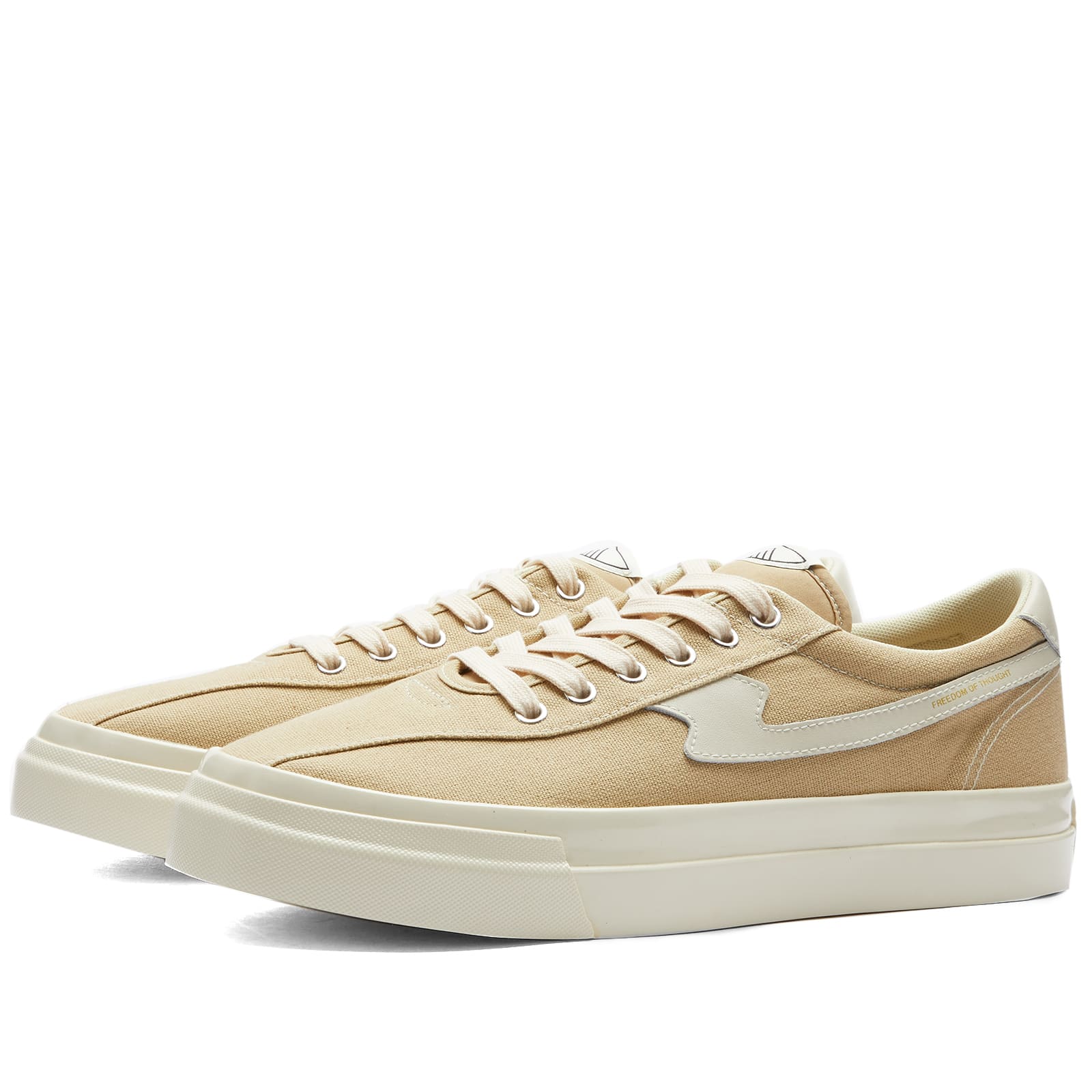 Stepney Workers Club Dellow S-Strike Canvas Sneaker Sand & Ecru | END.