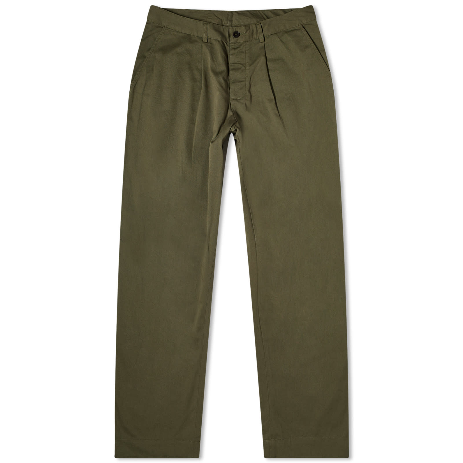Universal Works Twill Duke Pants Light Olive | END. (GB)