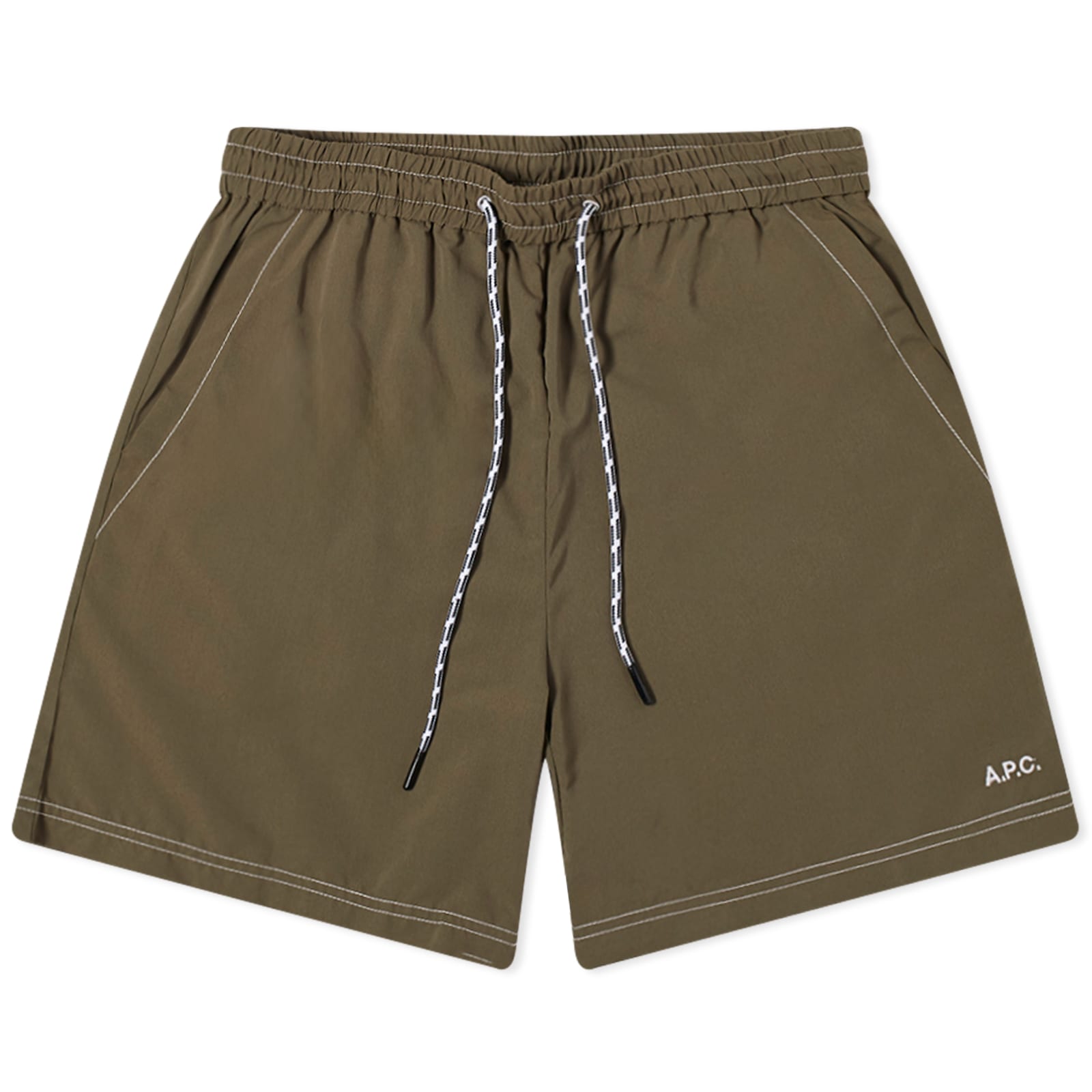 A.P.C. Bobby Swim Shorts Dark Green | END. (US)