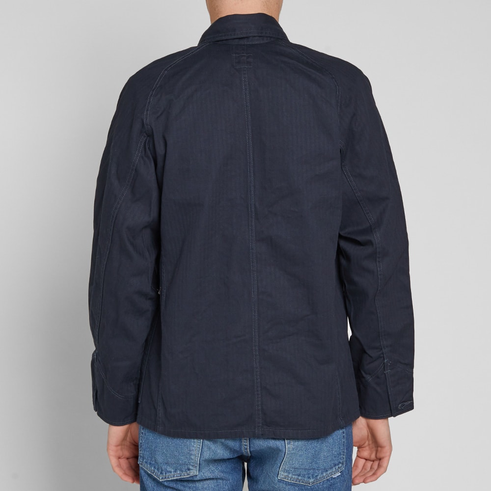Post Overalls Herringbone Engineers Jacket Navy | END. (US)