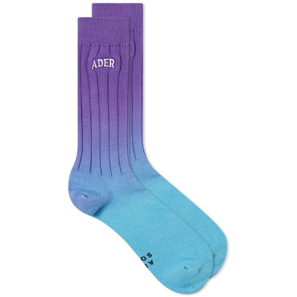 ADER Error Fade Logo Sock Purple & Sky | END. (AU)