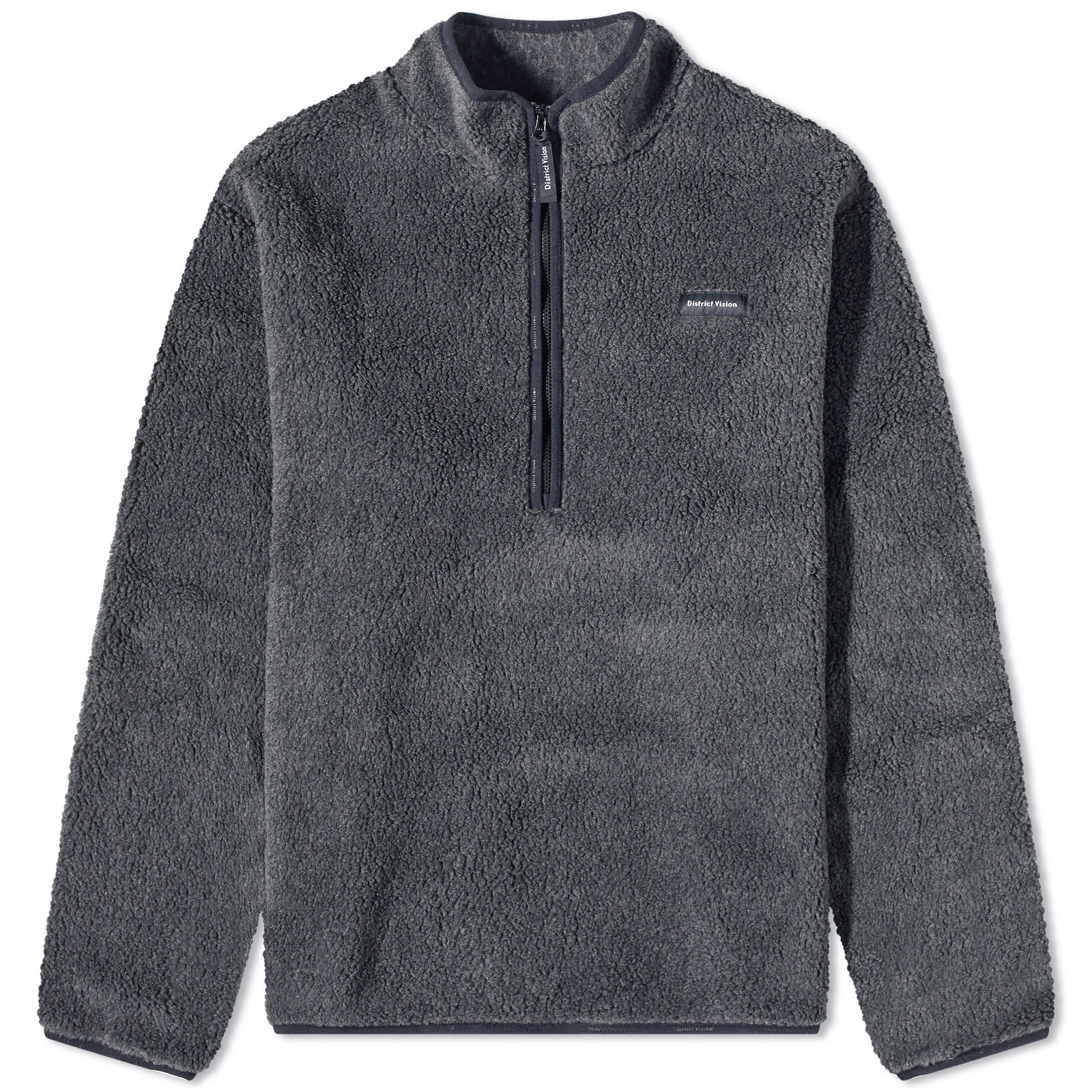District Vision Doug Half Zip Fleece Charcoal | END. (KR)