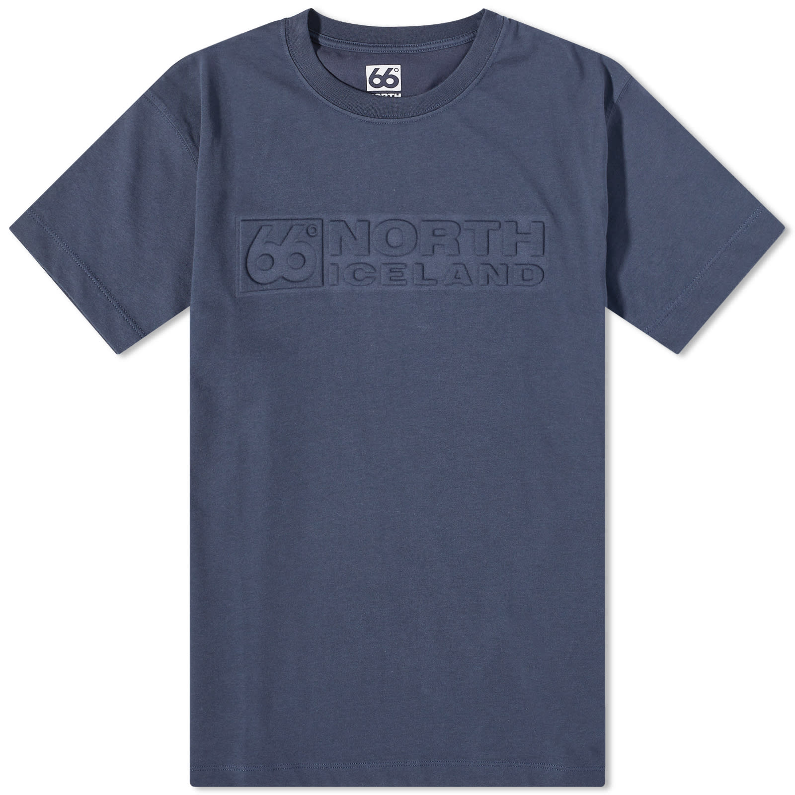 66° North Blaer 66°N Chest Logo T-Shirt Navy Blue | END. (JP)