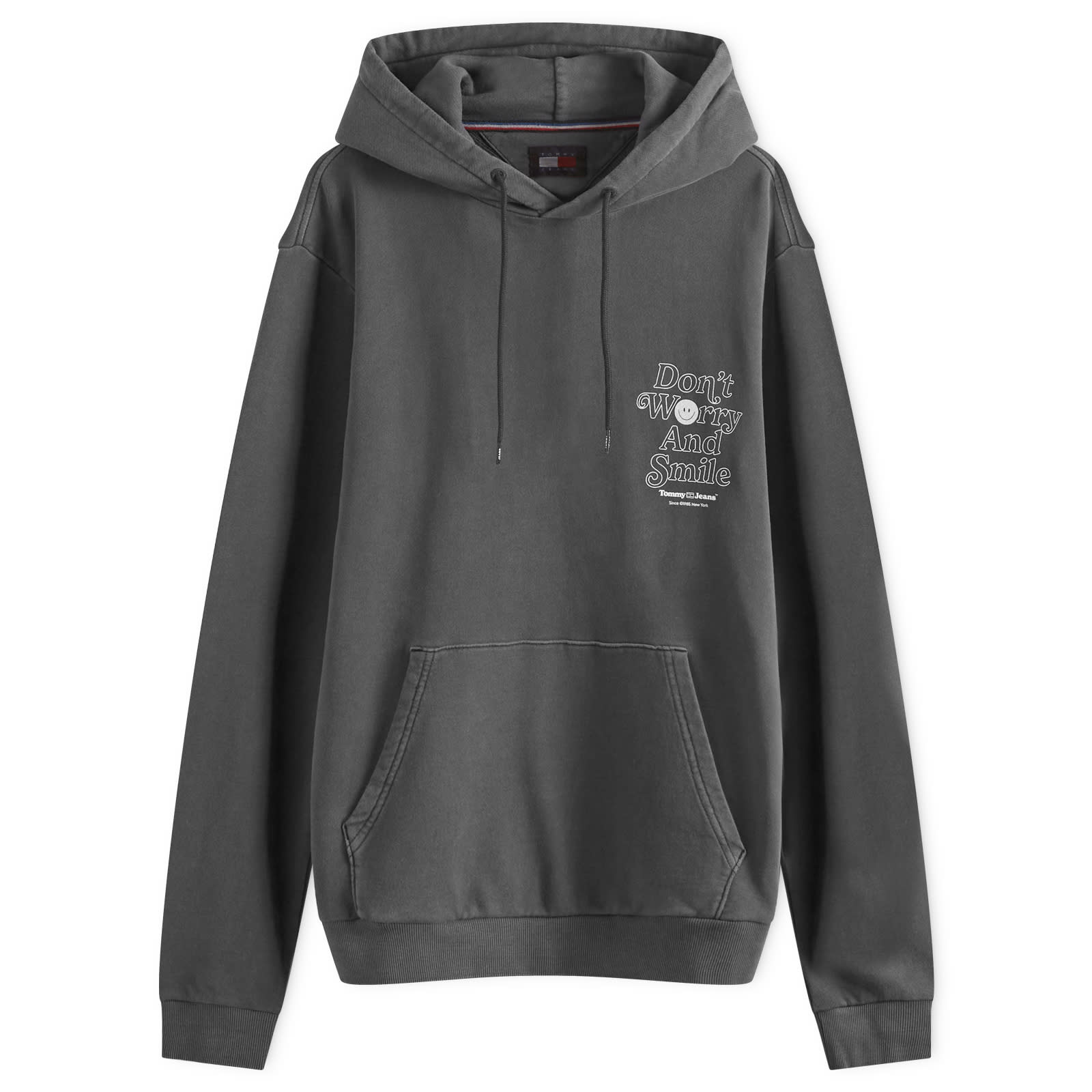 Tommy Jeans Don't Worry Hoodie Black | END. (AU)