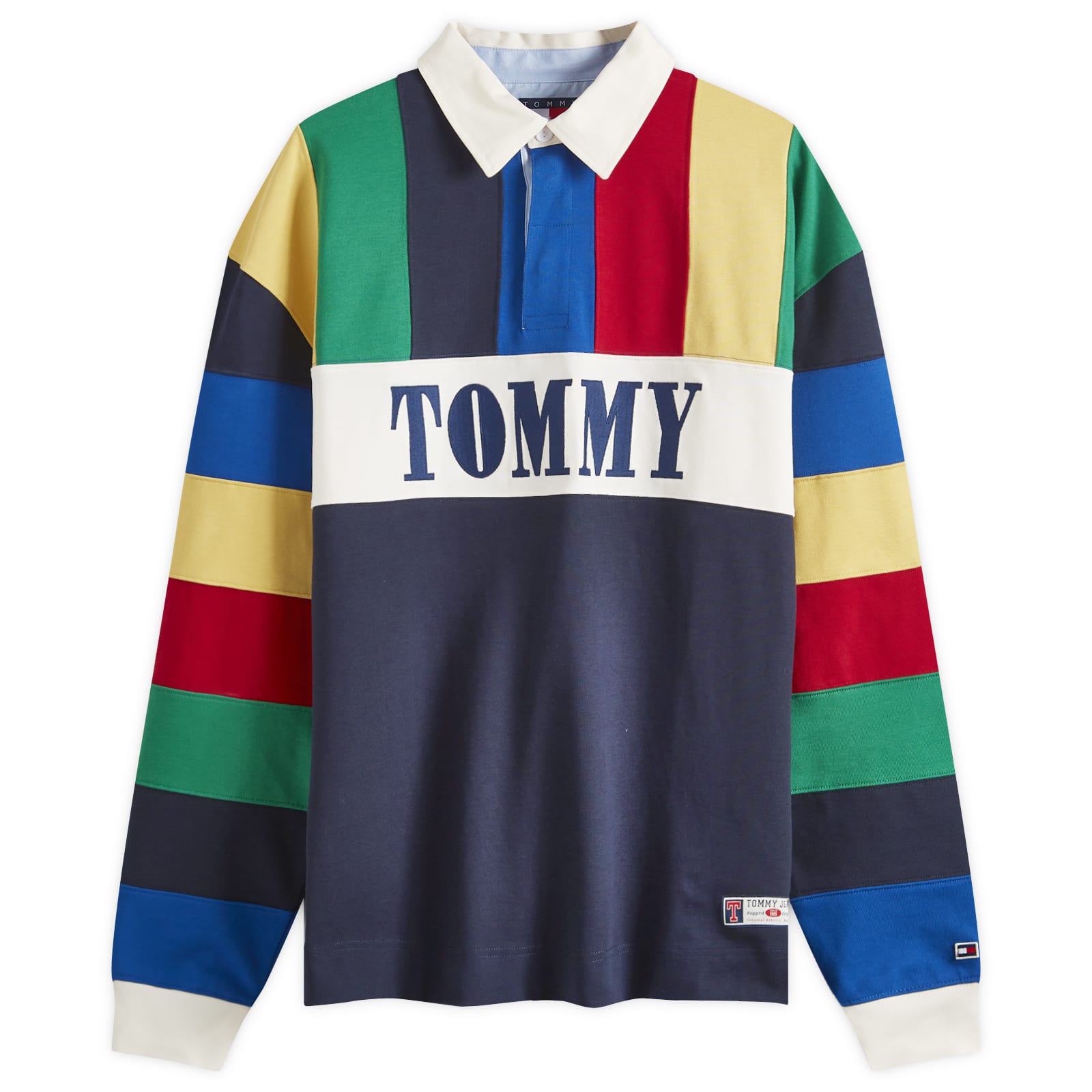 Tommy Jeans Archive Games Rugby Shirt Twilight Indigo / Multi | END. (US)