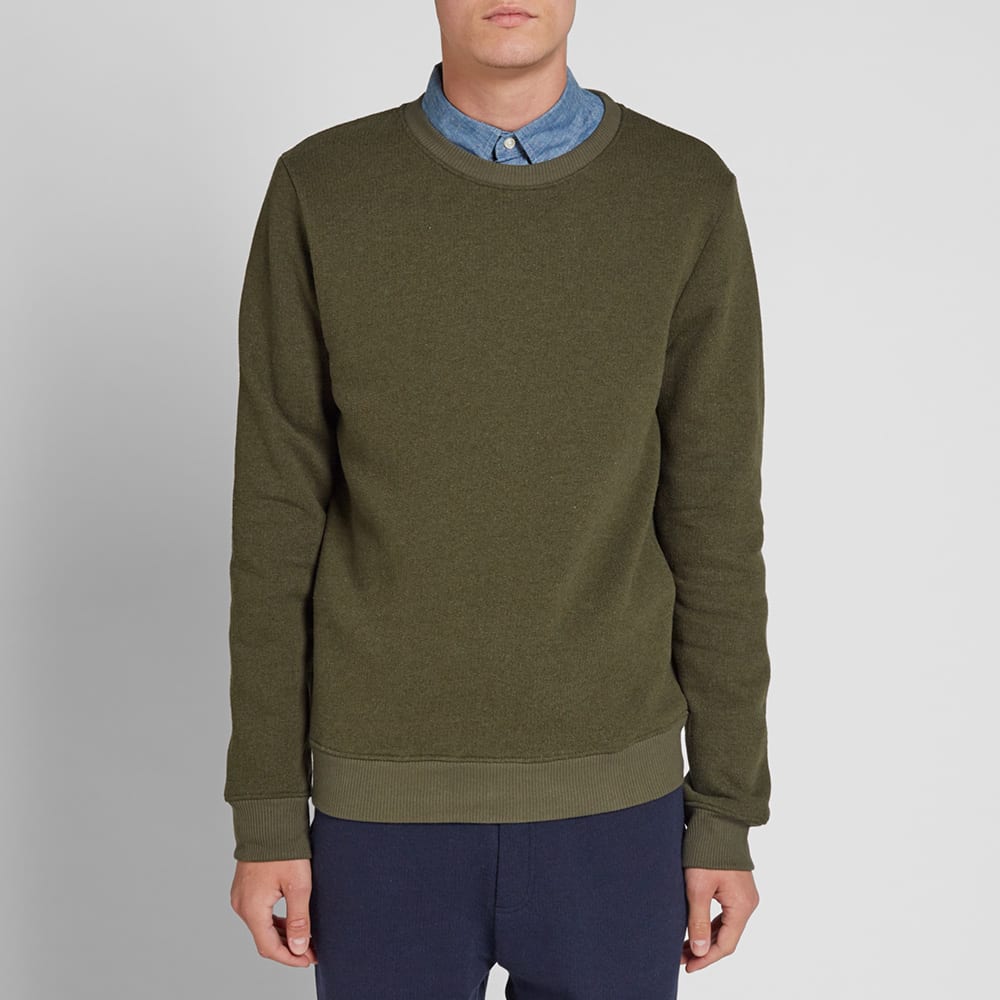 A.P.C. Jeremy Crew Sweat Army Military | END. (US)