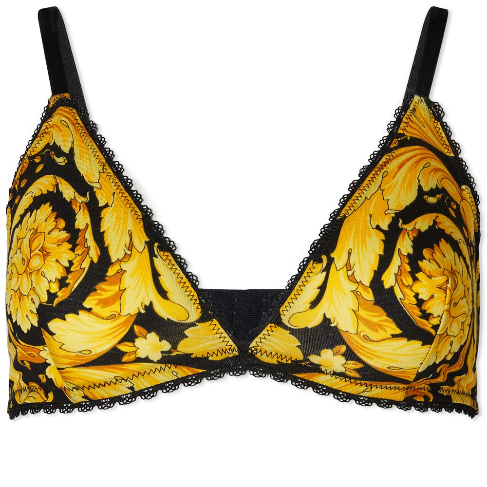 Versace Triangle Bralet Black & Gold | END. (KR)