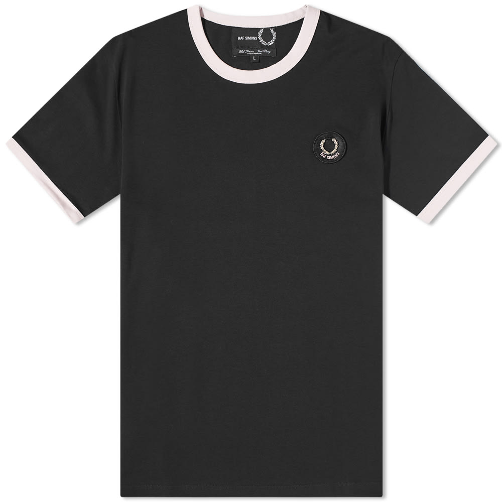 Fred Perry x Raf Simons Contrast Trim T-Shirt Black | END. (US)