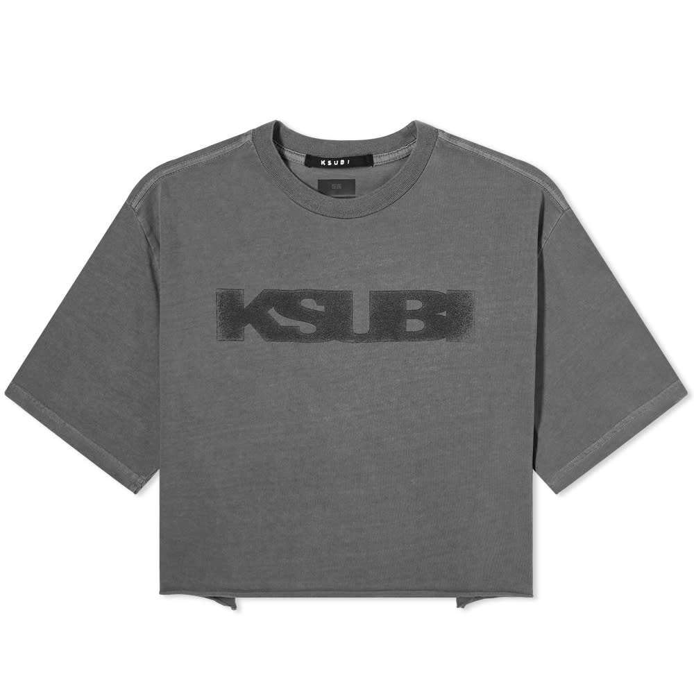 Ksubi Sott Crop Logo T-Shirt Grey | END. (US)