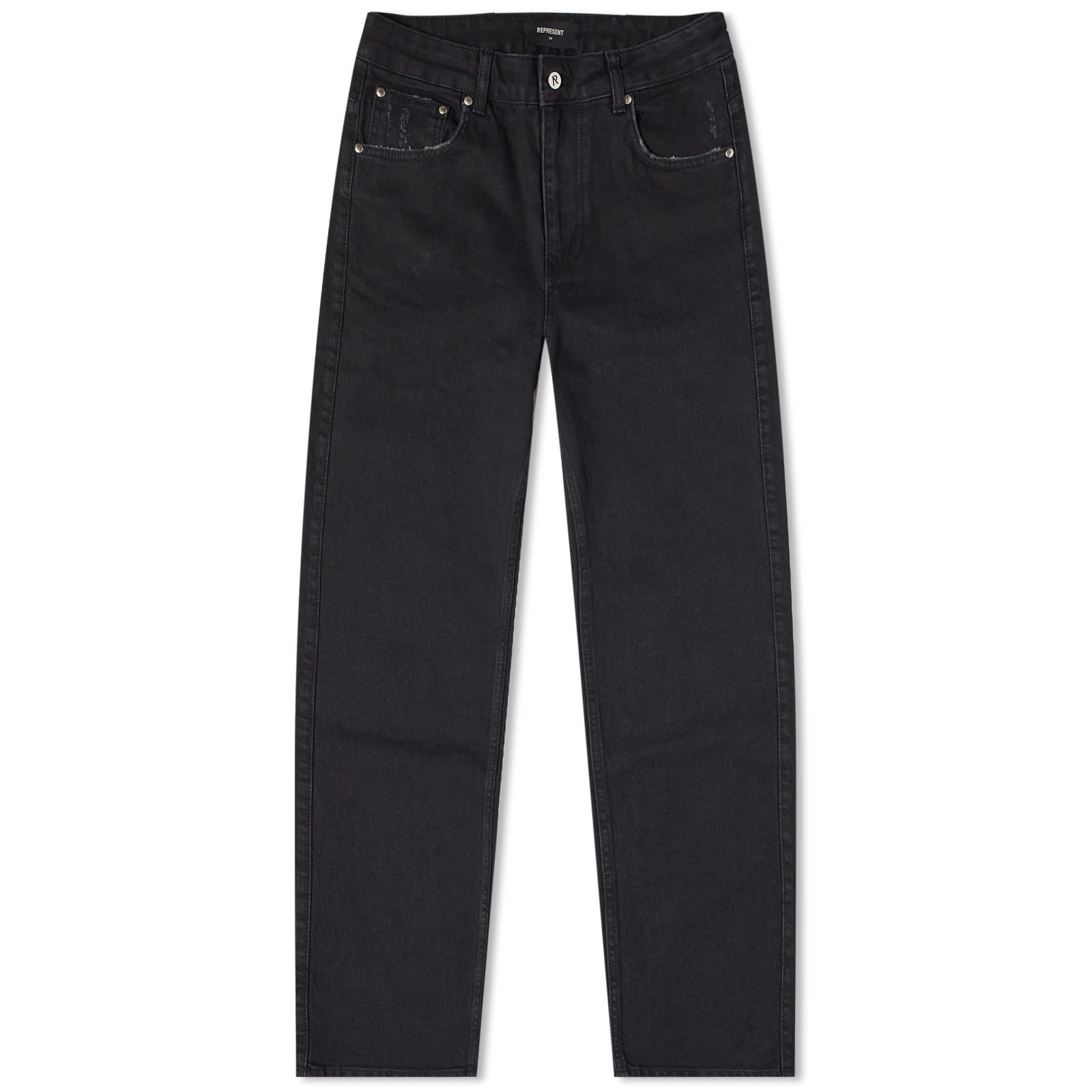 Represent Straight Leg Denim Jeans Black | END. (GB)