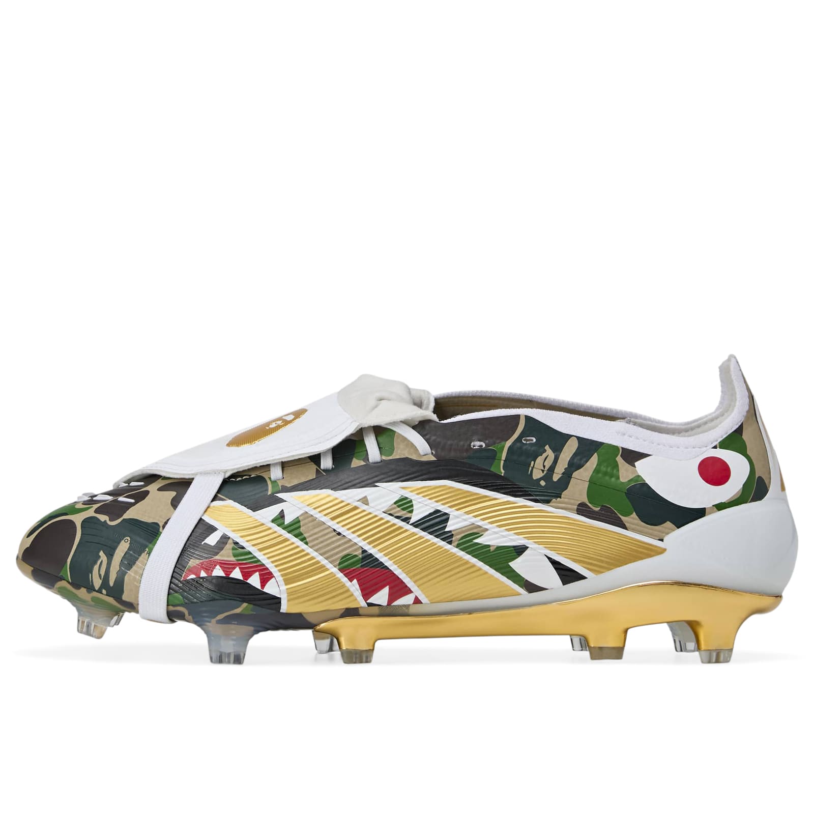 Adidas x BAPE Football Predator Elite Boot Hemp, Gold & White | END. (IT)