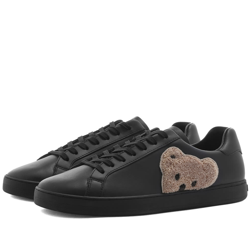 Palm Angels New Tennis Teddy Bear Sneaker Black & Brown | END. (GB)