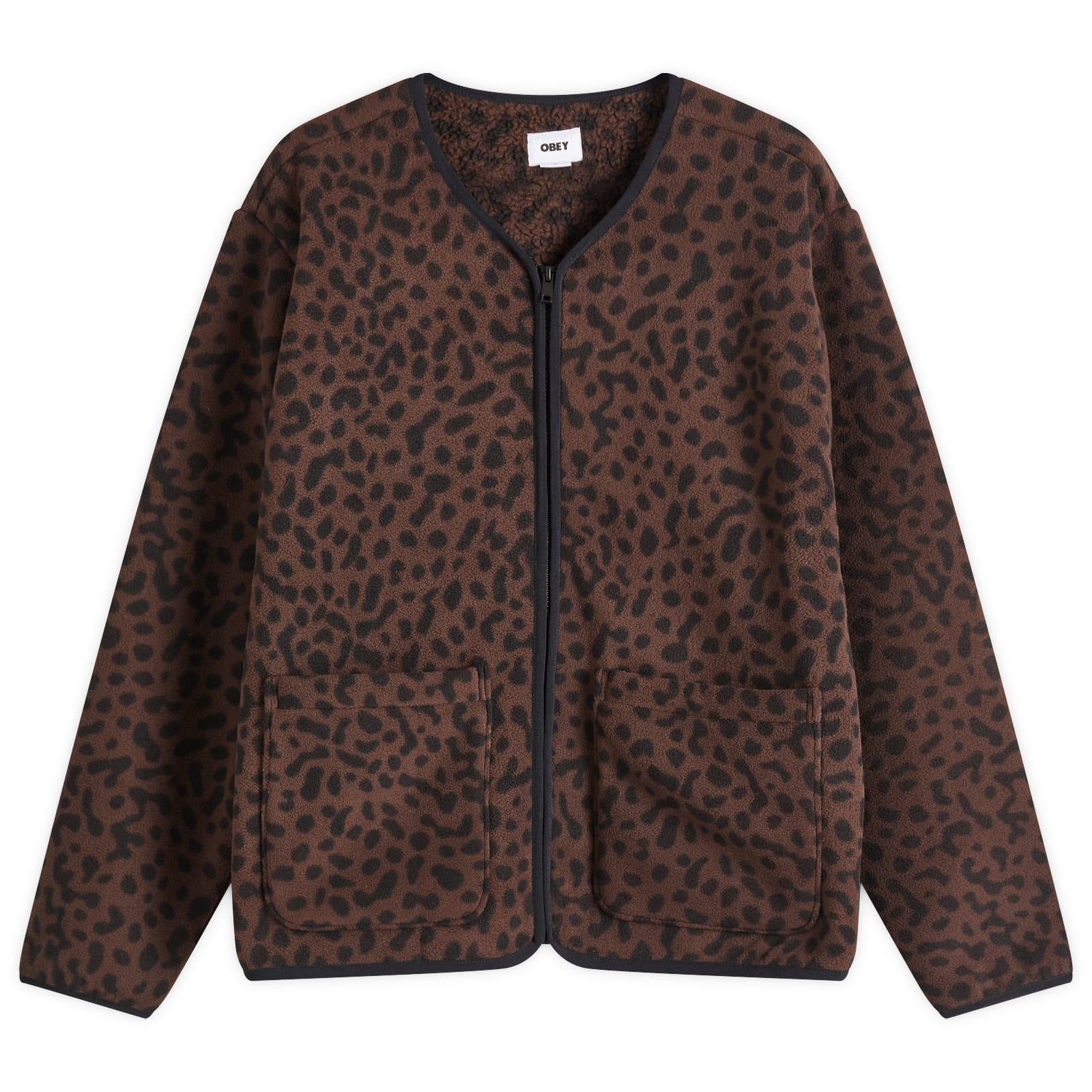 Obey Dottie Liner Jacket Java Brown Multi | END. (US)