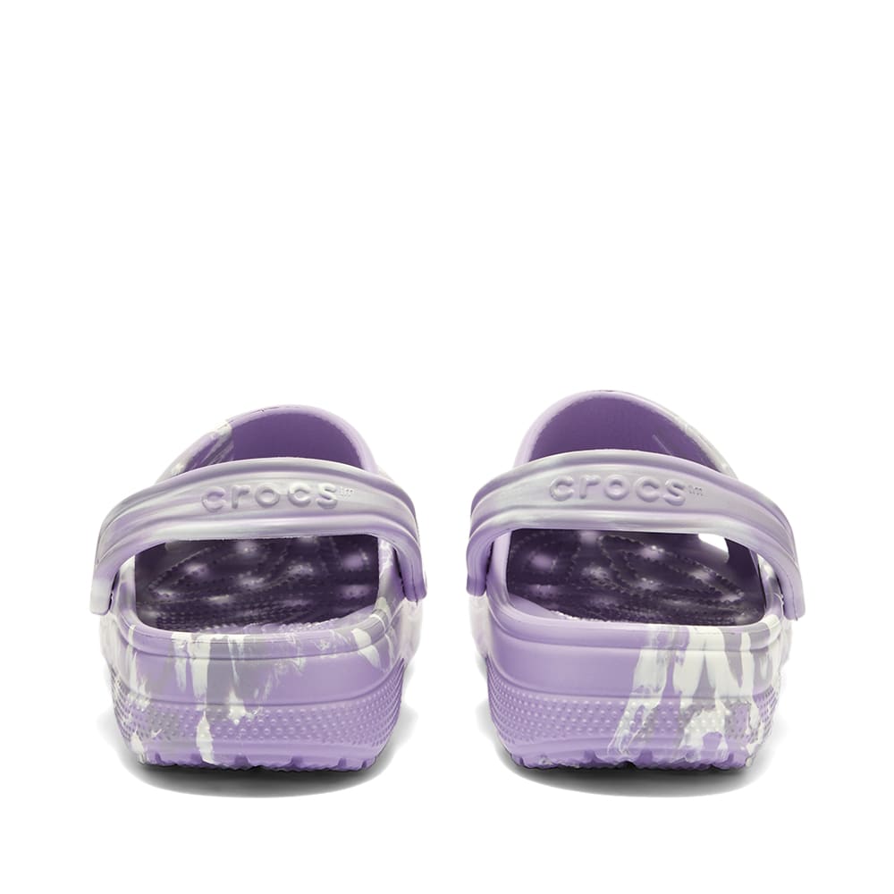 Crocs Classic Marbled Clog Lavender & Multi | END. (US)