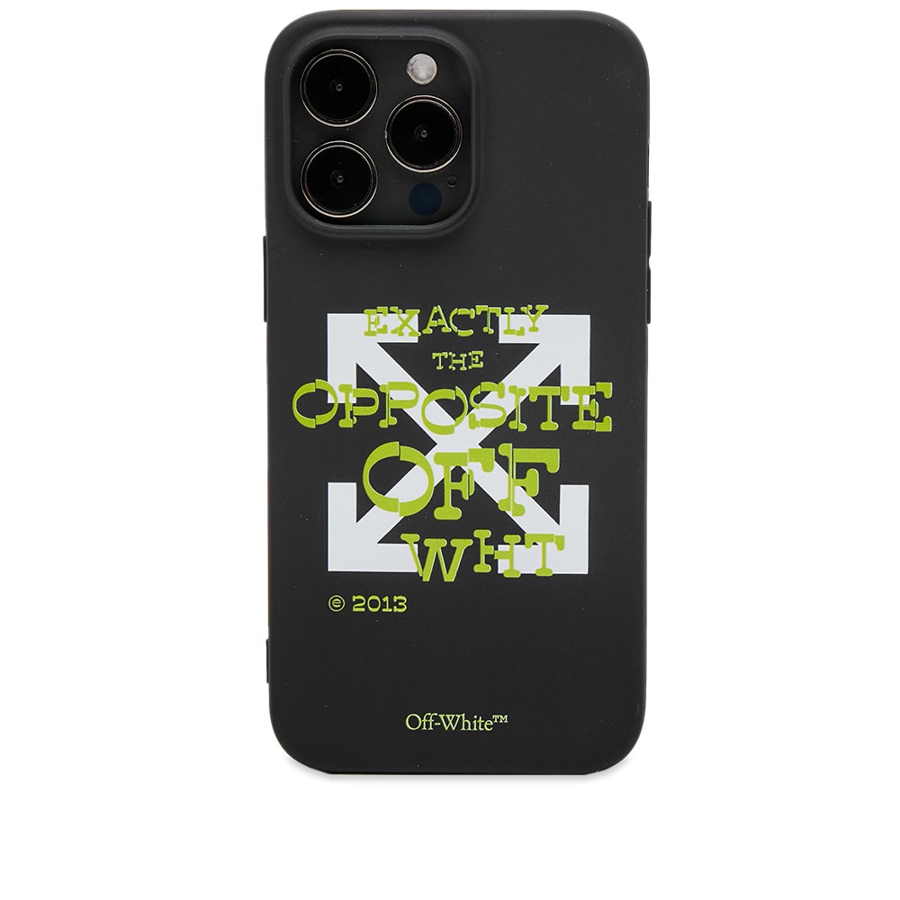 Off-White The Opposite Arrow Iphone 14 Pro Max Case Black | END. (GB)