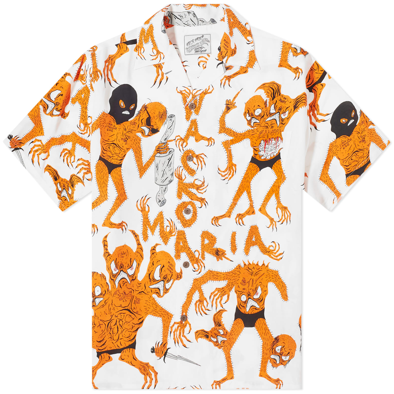 Wacko Maria x Neckface Type 4 Vacation Shirt White | END. (AR)