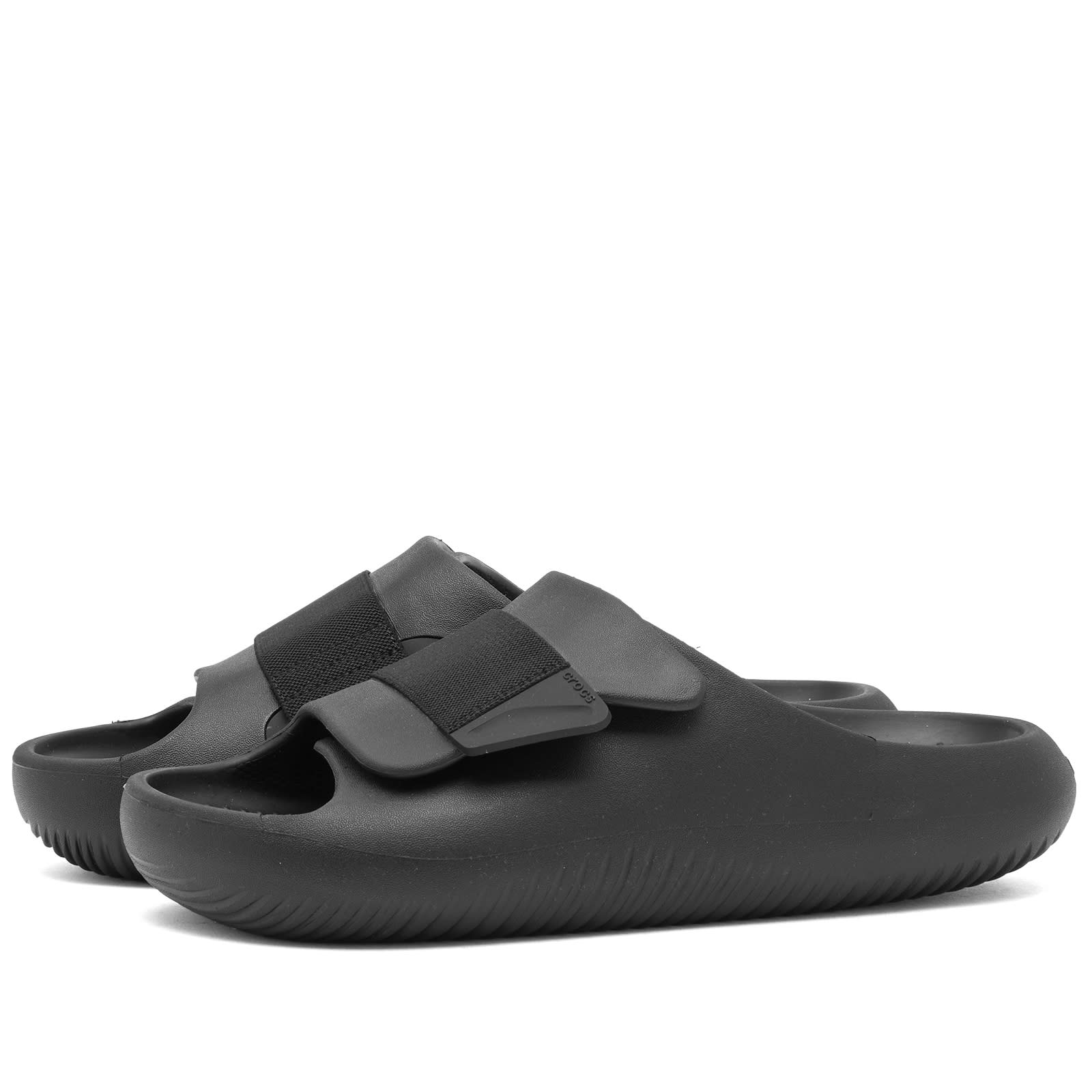 Crocs Mellow Luxe Recovery Slide Black | END.