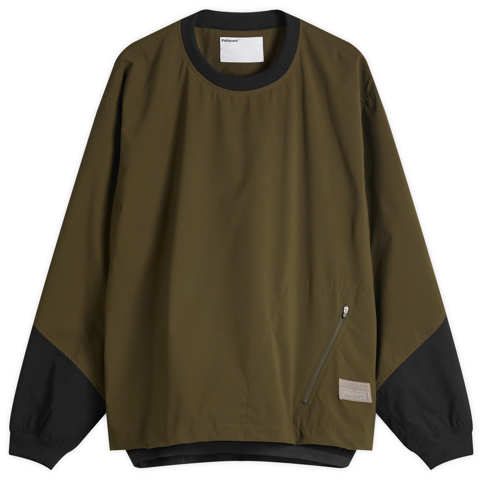 Poliquant Stretched Solotex®Fiber Pullover Olive | END. (GB)