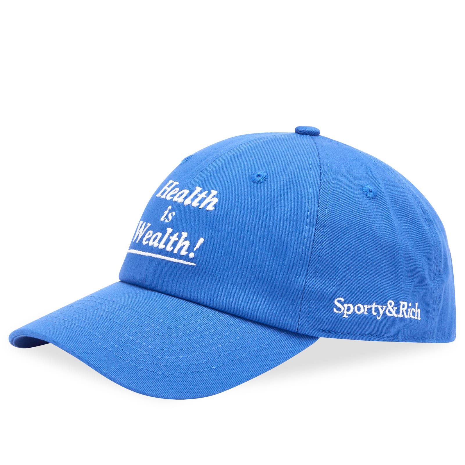 Sporty & Rich Health is Wealth Cap Imperial Blue & White | END. (AR)