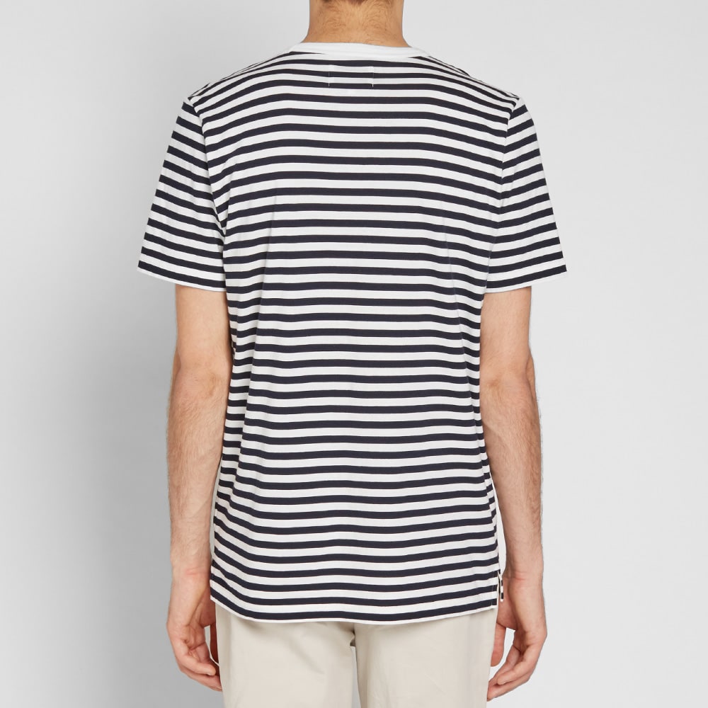Albam Stripe Tee Dark Navy & White | END. (US)